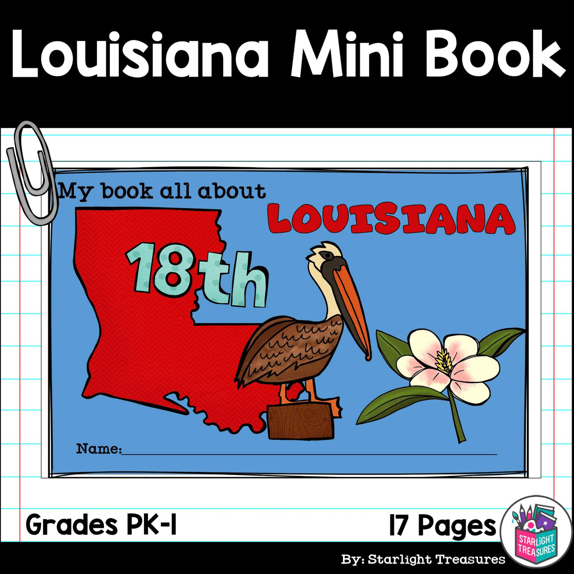 Louisiana Mini Book for Early Readers - A State Study – Starlight ...