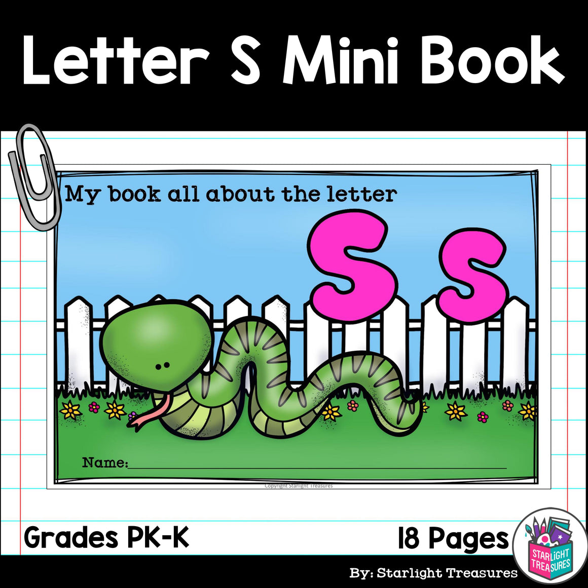 Alphabet Letter of the Week: The Letter S Mini Book – Starlight ...