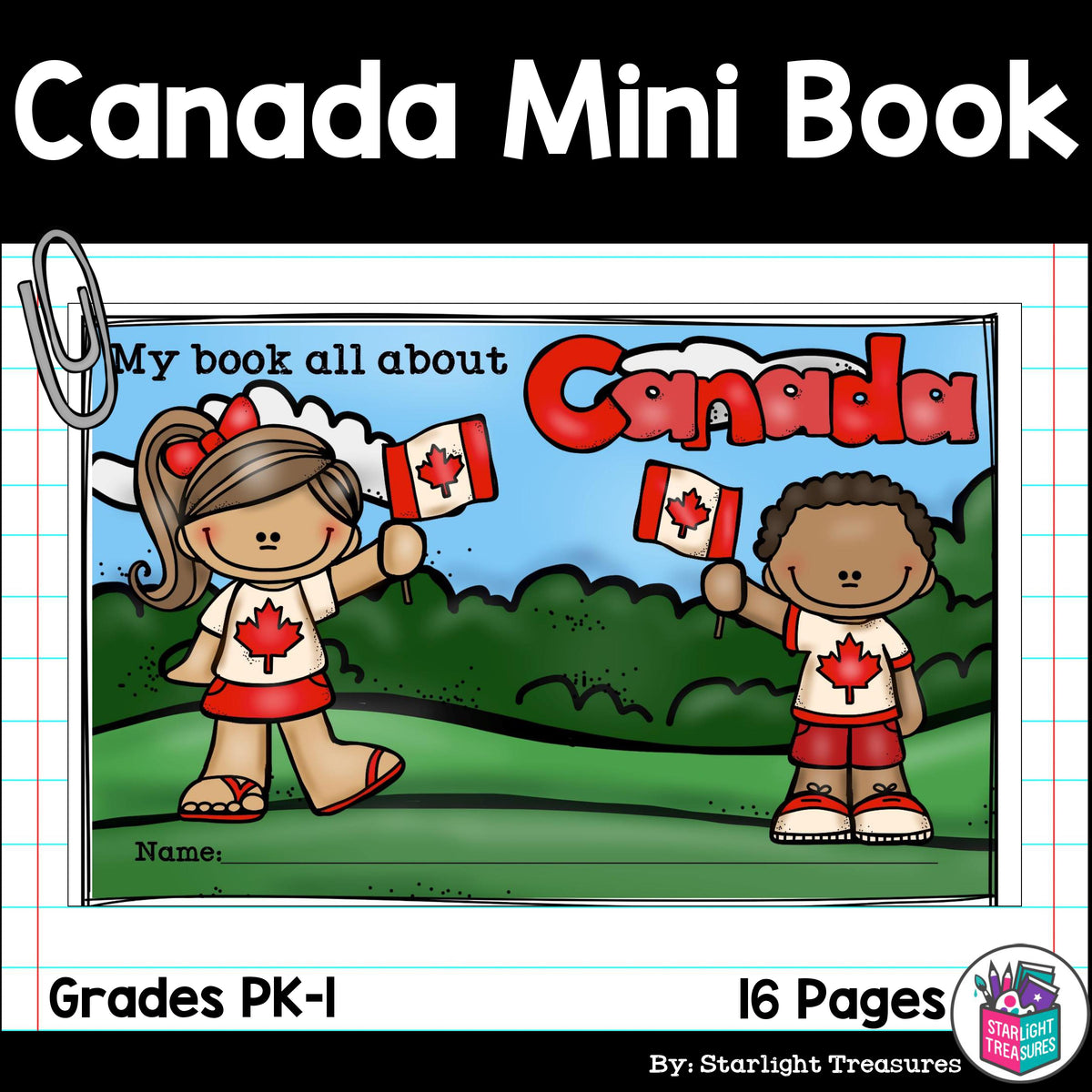 Canada Mini Book for Early Readers - A Country Study – Starlight ...
