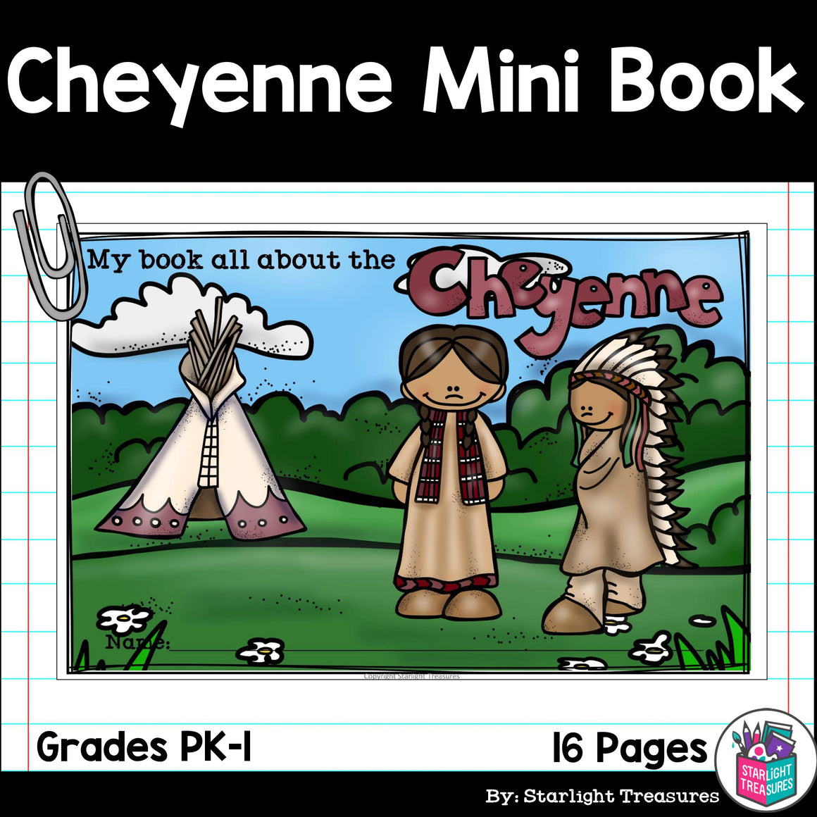 Cheyenne Tribe Mini Book for Early Readers – Starlight Treasures LLC