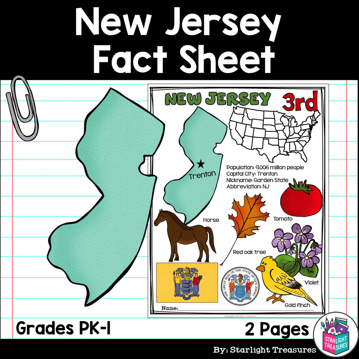 New Jersey Fact Sheet - A State Study – Starlight Treasures LLC