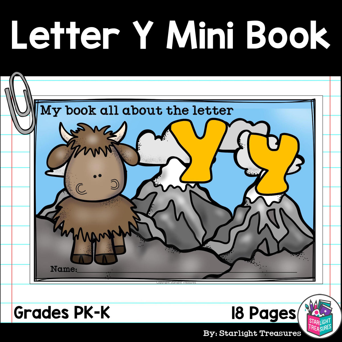 Alphabet Letter of the Week: The Letter Y Mini Book – Starlight ...
