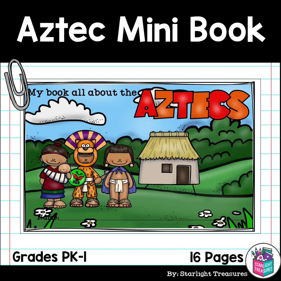 Aztec Mini Book for Early Readers – Starlight Treasures LLC