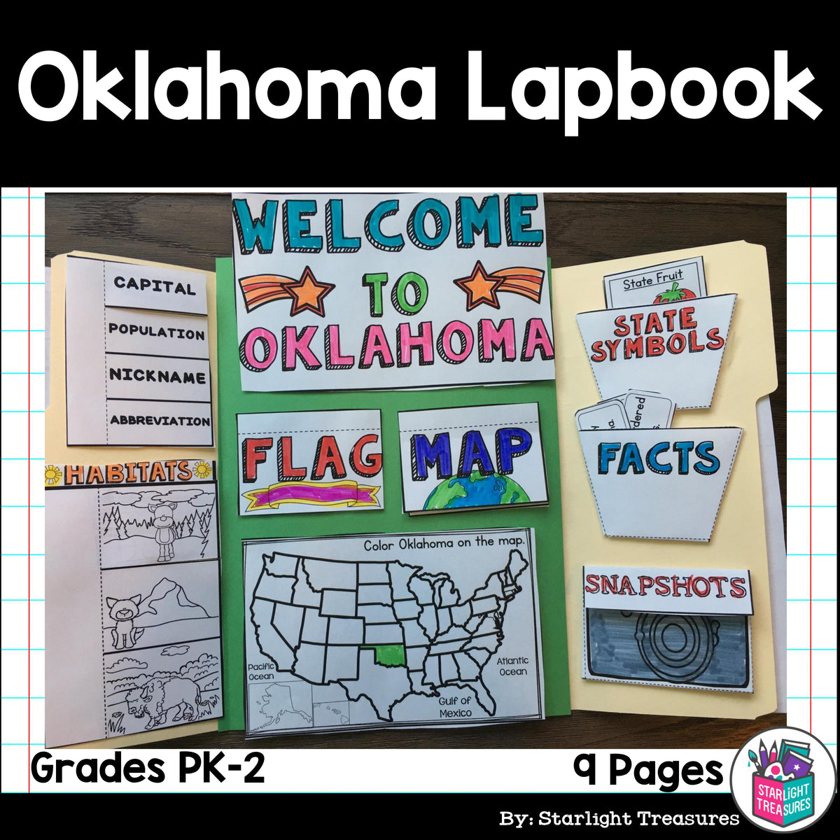 Oklahoma Lapbook for Early Learners - A State Study – Starlight ...