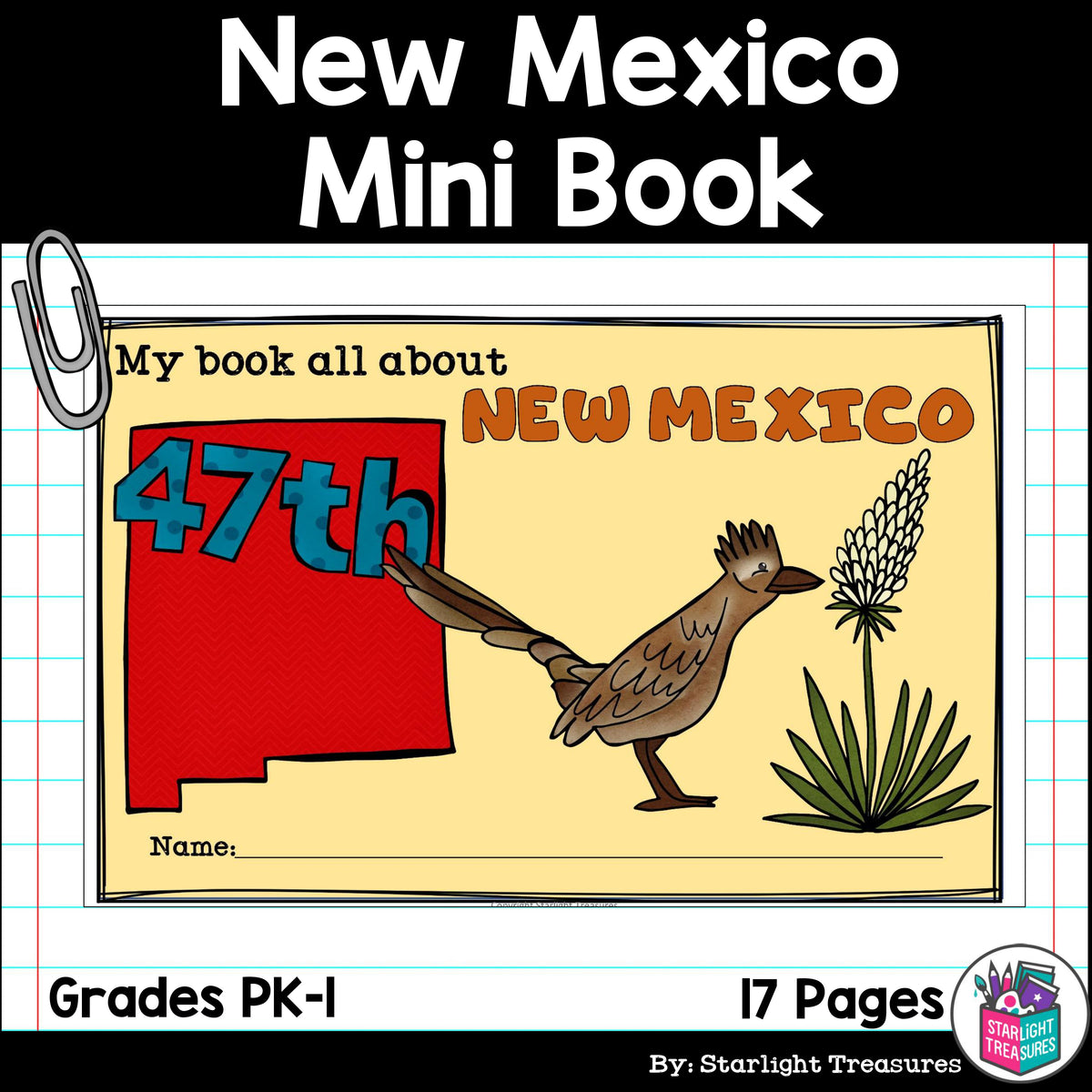 New Mexico Mini Book for Early Readers - A State Study – Starlight ...