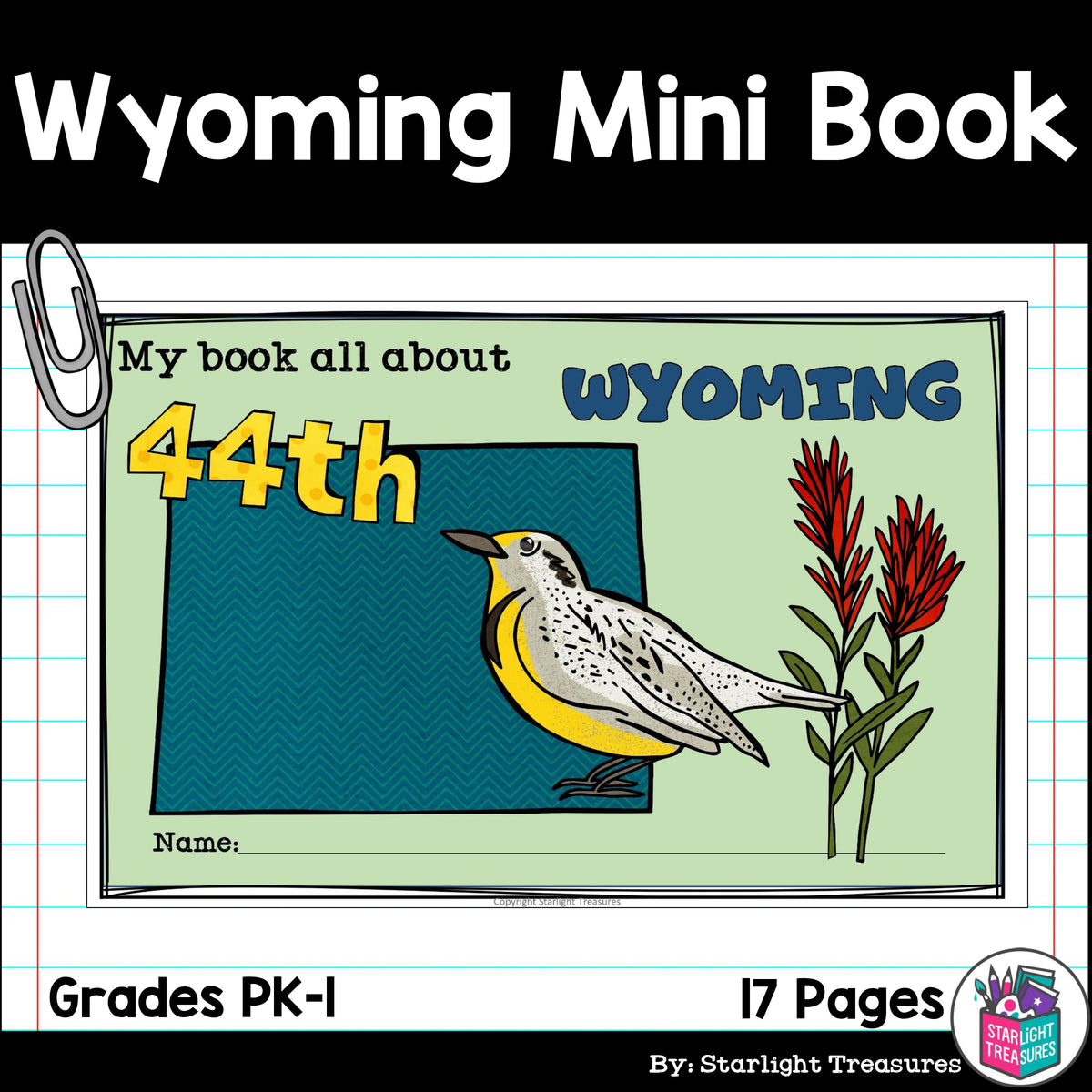 Wyoming Mini Book for Early Readers - A State Study – Starlight ...