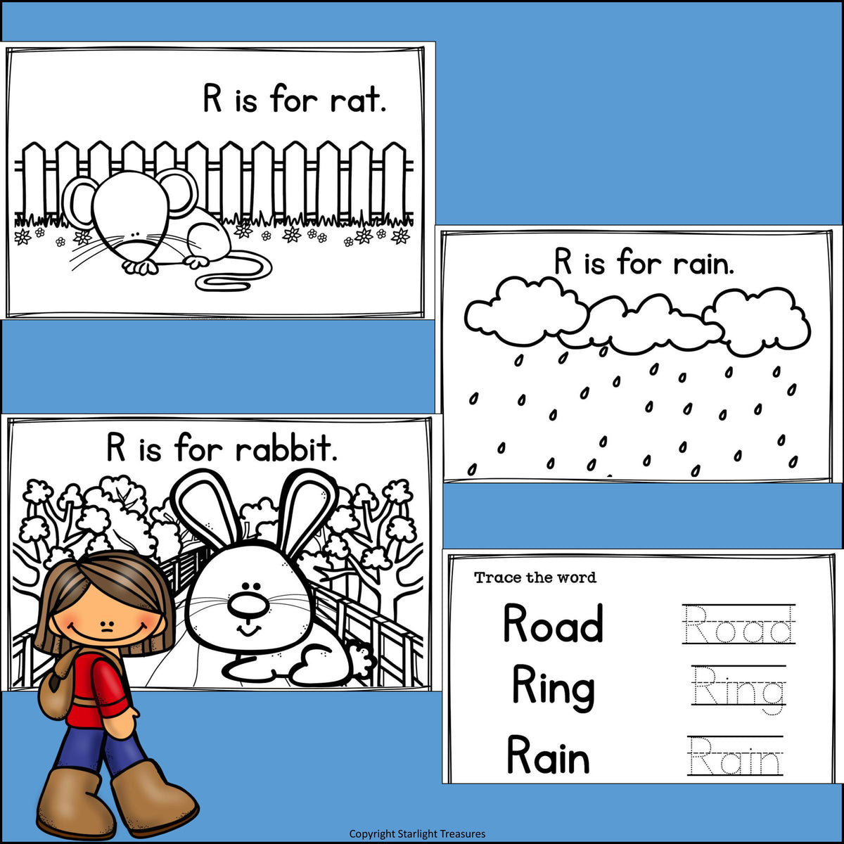 Alphabet Letter of the Week: The Letter R Mini Book – Starlight ...