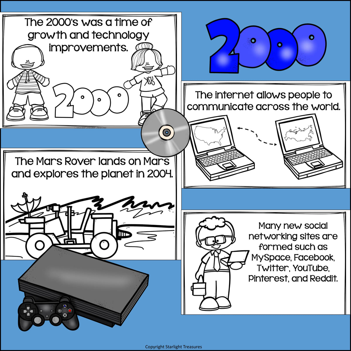 Decades: Life in the 2000s Mini Book for Early Readers – Starlight ...