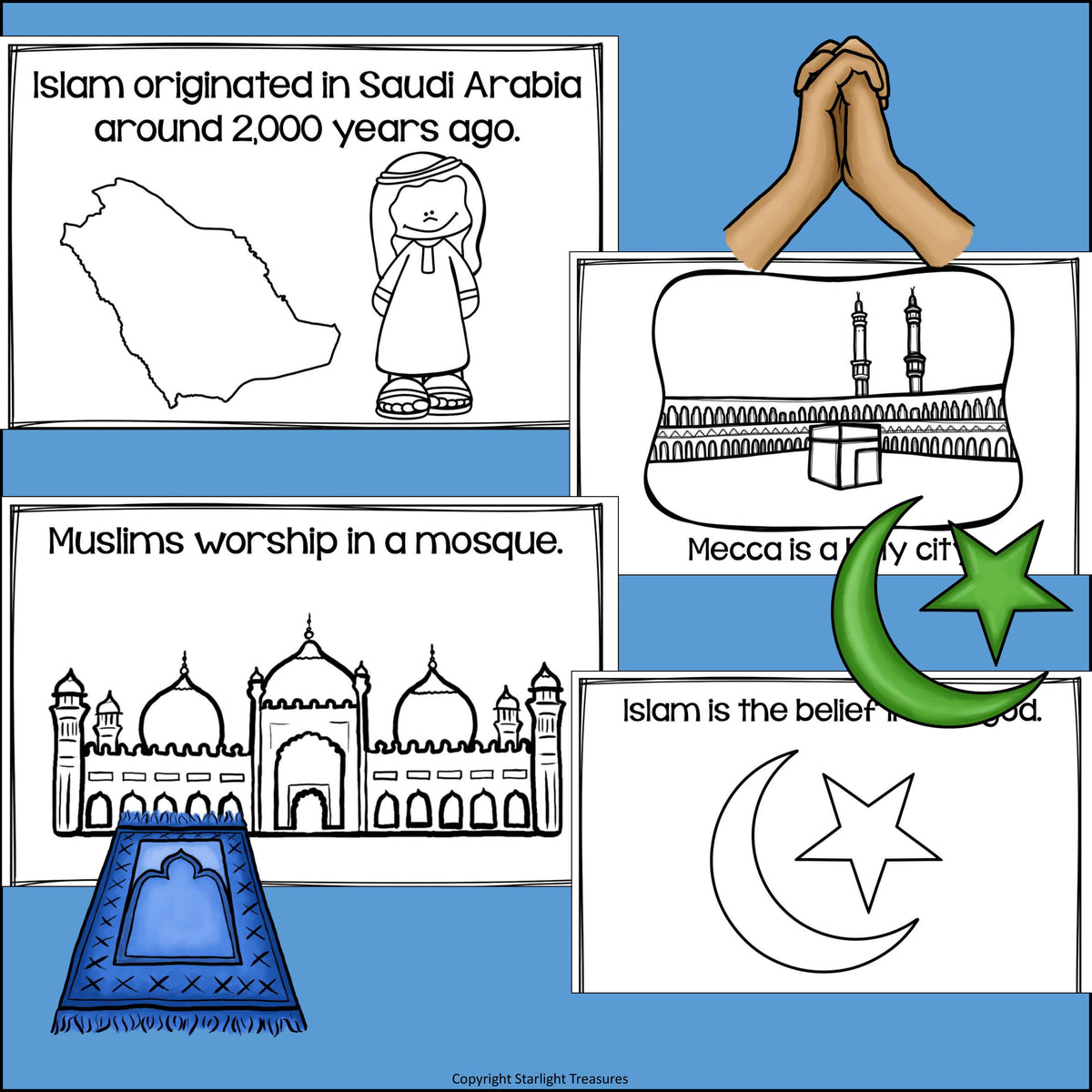 Islam Mini Book for Early Readers: World Religions – Starlight ...