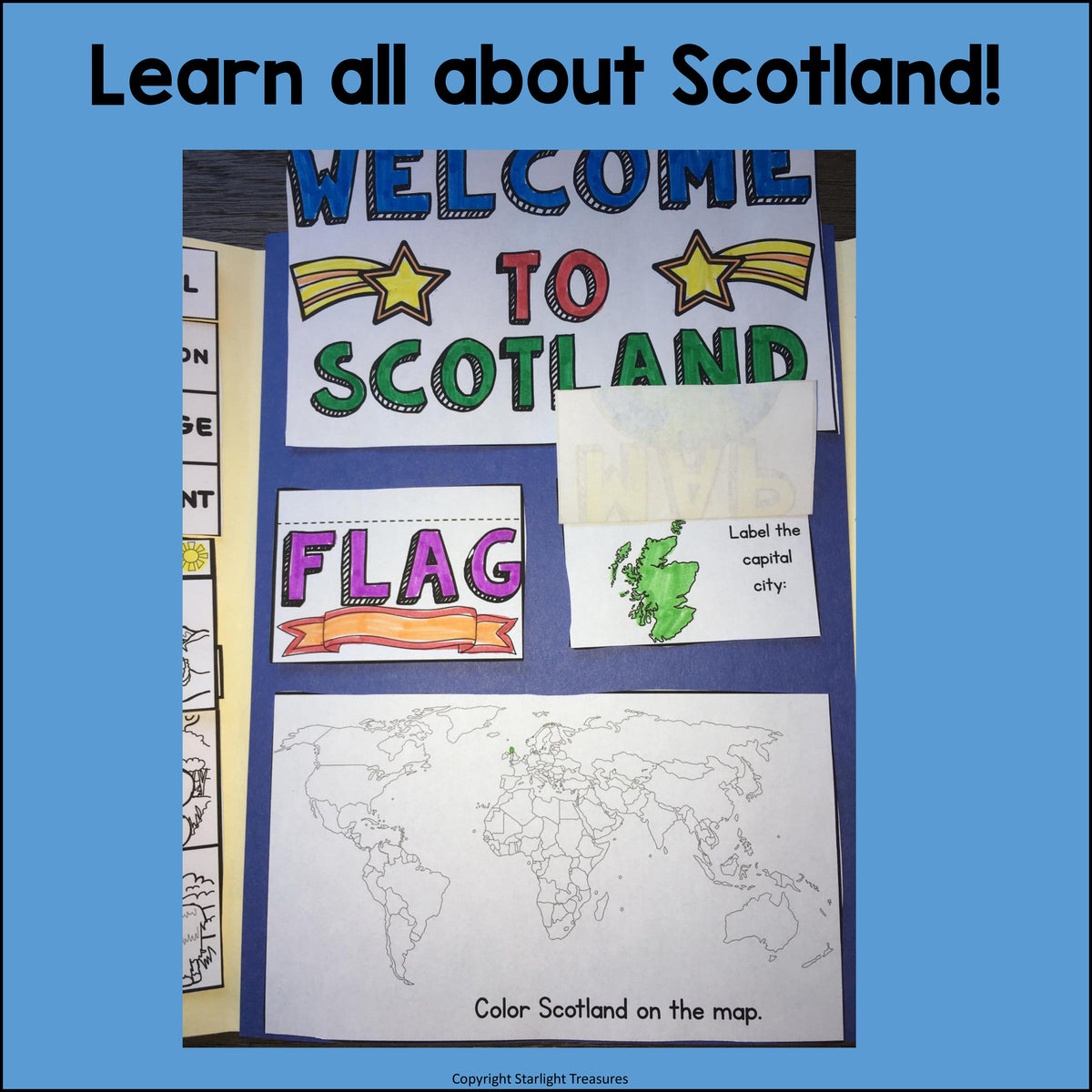 Scotland Lapbook for Early Learners - A Country Study – Starlight ...