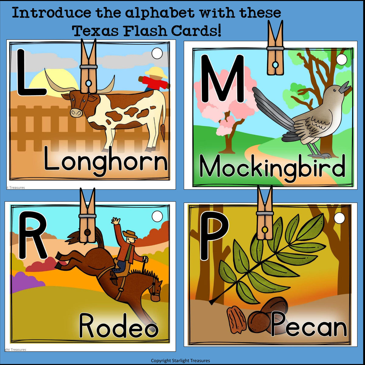 Alphabet Flash Cards for Early Readers - State of Texas – Starlight ...