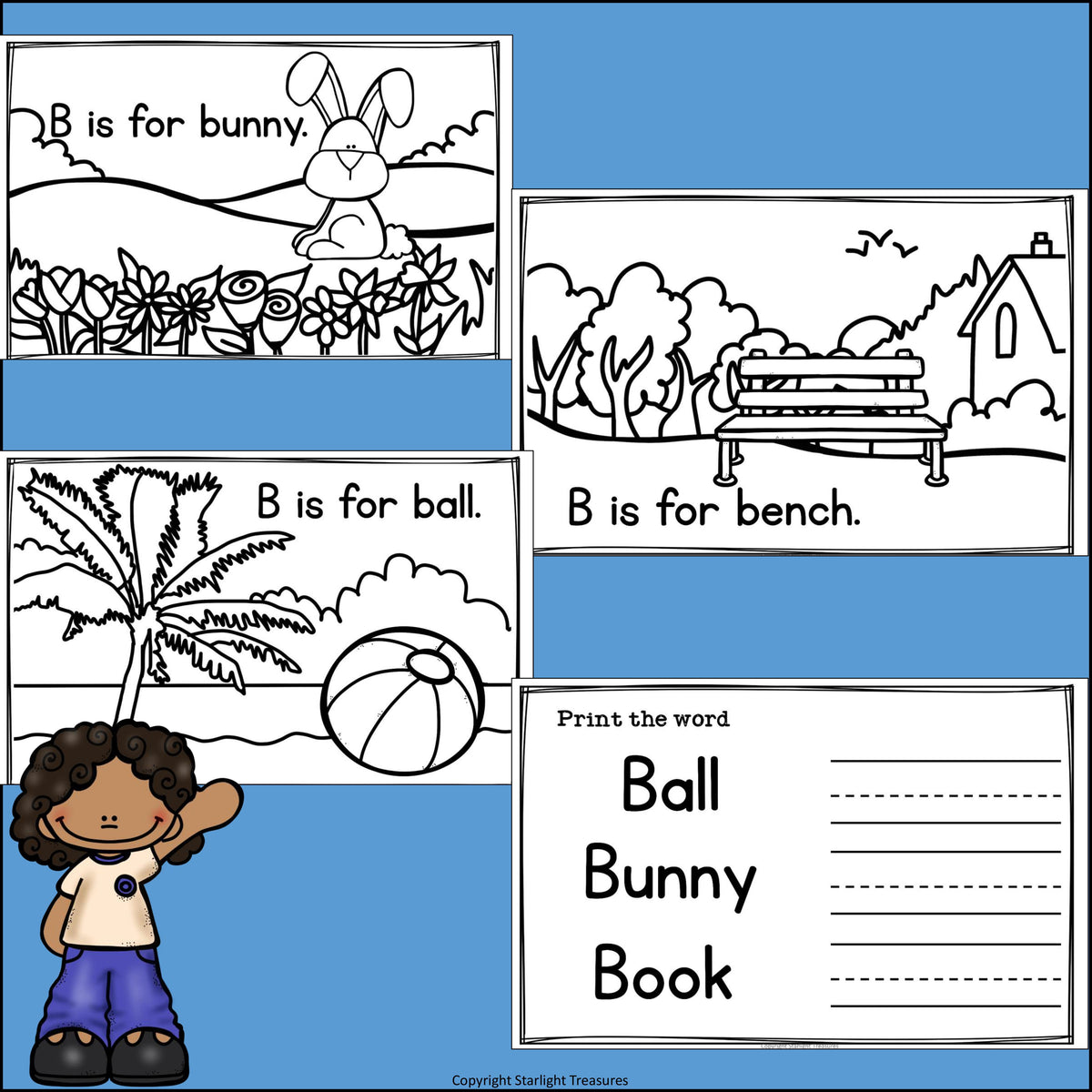 Alphabet Letter of the Week: The Letter B Mini Book – Starlight ...