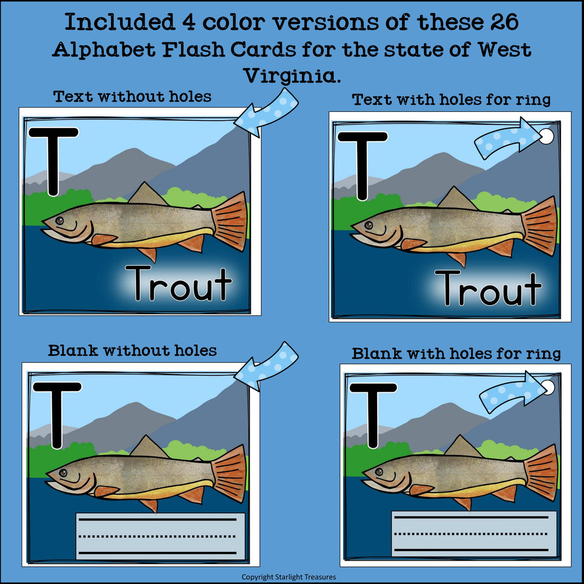 Alphabet Flash Cards for Early Readers - State of West Virginia ...