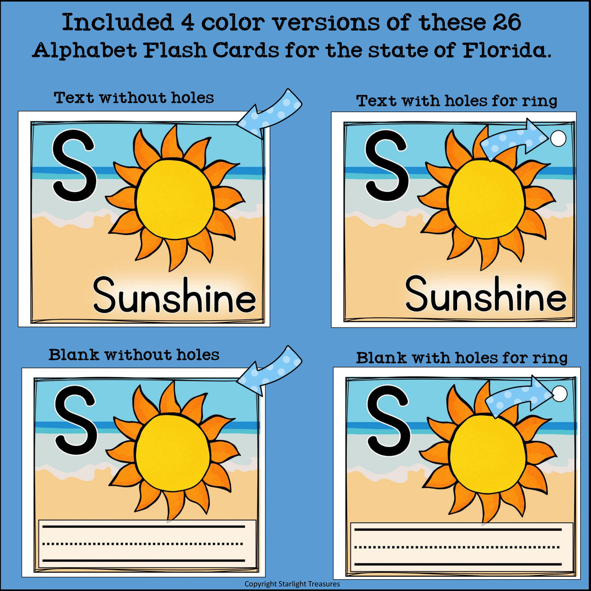 Alphabet Flash Cards for Early Readers - State of Florida – Starlight ...