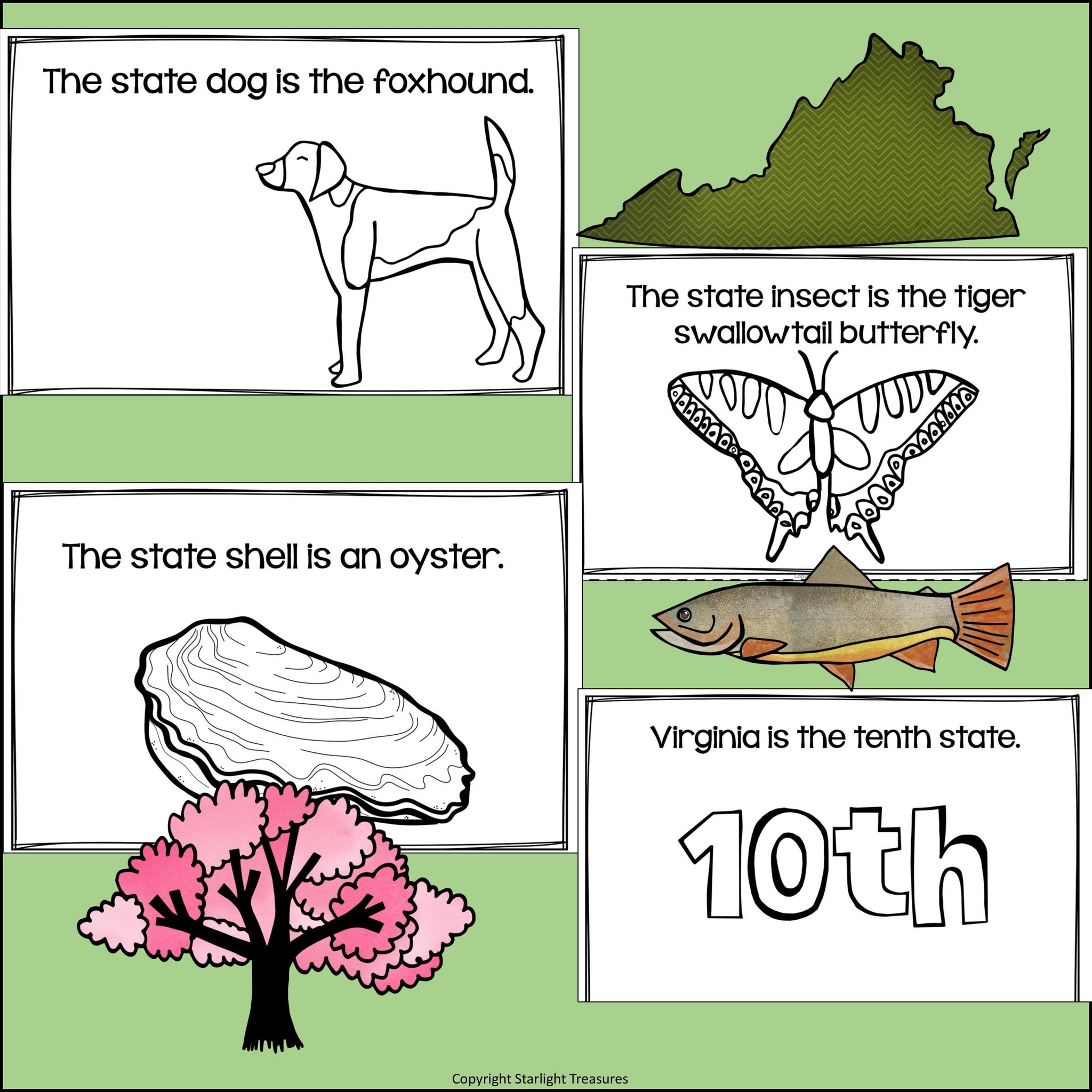 Virginia Mini Book for Early Readers - A State Study – Starlight ...