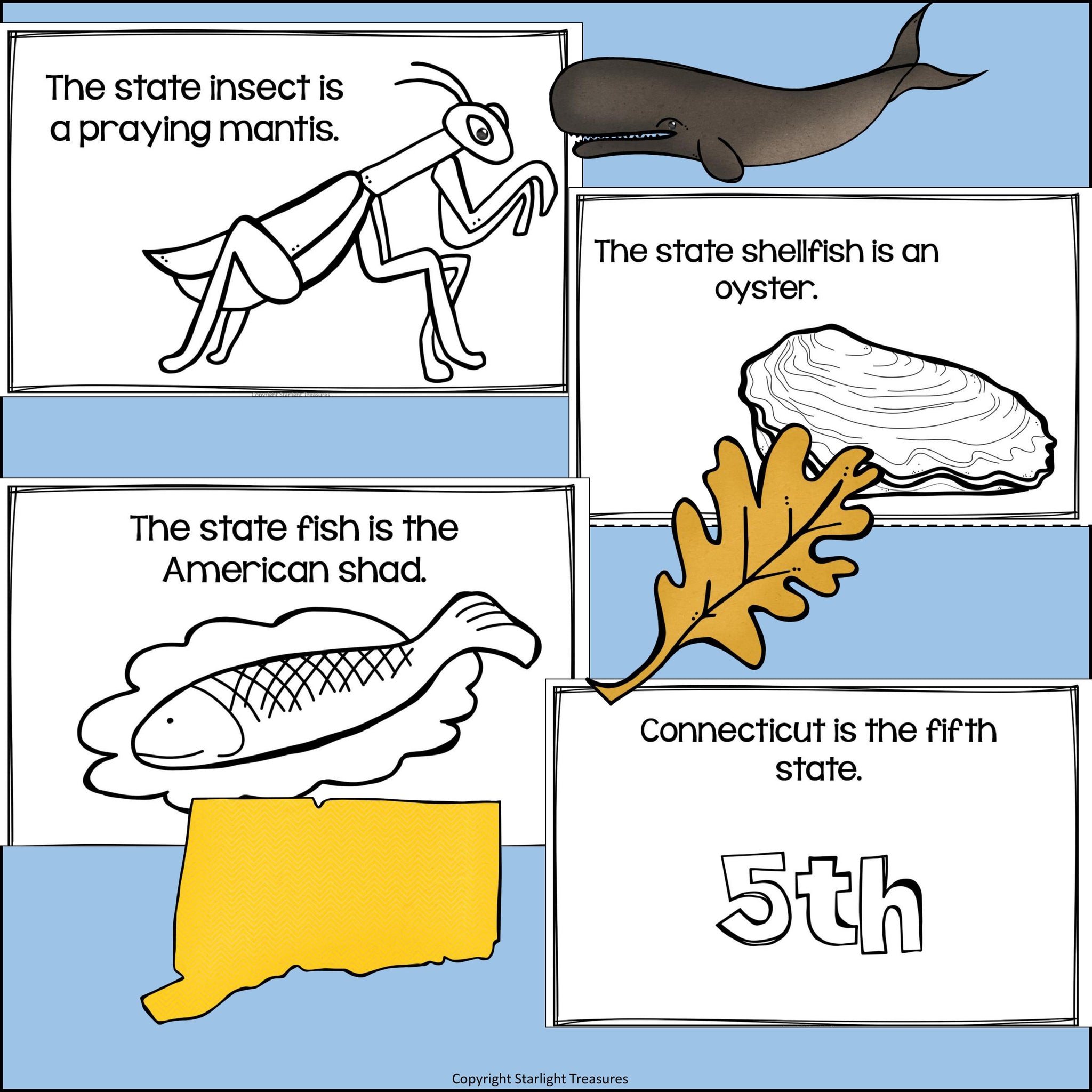 Connecticut Mini Book for Early Readers - A State Study – Starlight ...