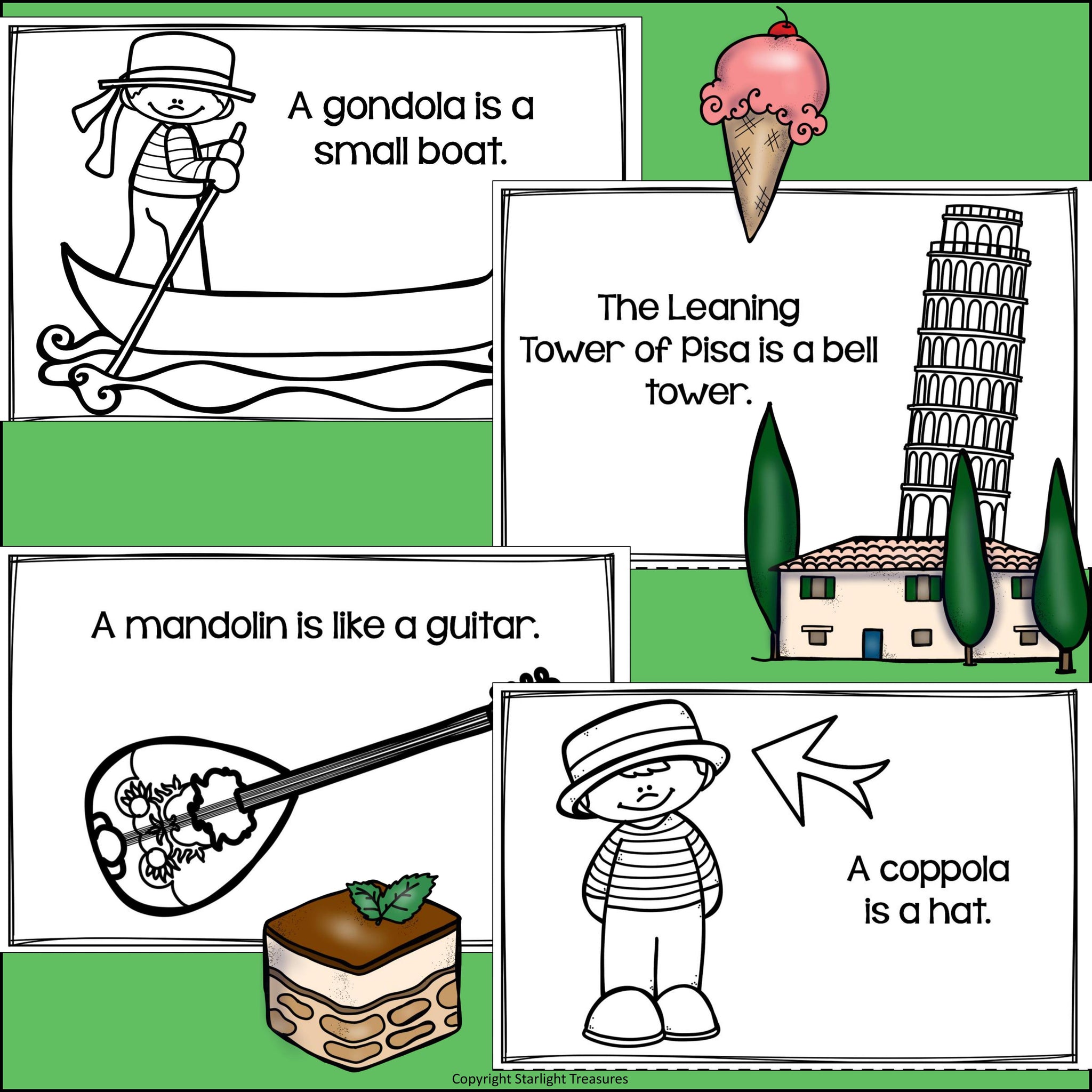 Italy Mini Book for Early Readers - A Country Study – Starlight ...